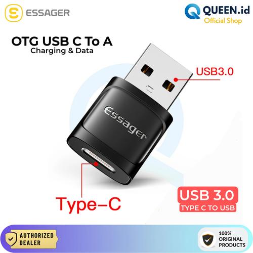Jual Essager Converter OTG Adapter USB A 3.0 TO USB TYPE C Fast ...