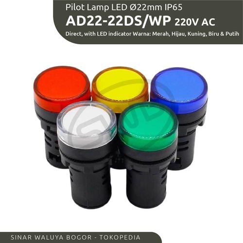 Jual Pilot Lamp LED Diameter 22mm IP65 Water Proof AD22-22DS/WP 220V AC ...