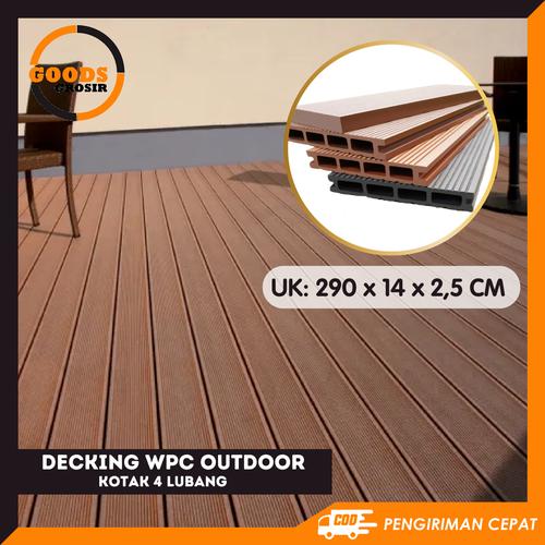 Promo GG - Decking WPC Outdoor | Lantai Kayu Kolam Renang Taman Teras Gazebo | Decking Flooring ...