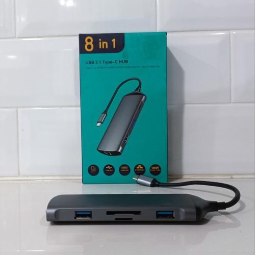 Jual Original Magbac 8 In 1 Usb 3.1 Type C Hub 100W For Macbook And ...
