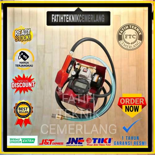 Jual Pompa Transfer BBM Flow Meter Digital Fuel Pump Dispenser Solar ...