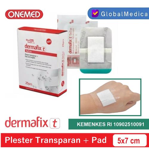 Jual Dermafix T 5cm x 7cm, Plester Transparant + Pad - PCS - Kota ...