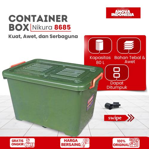 Jual BOX CONTAINER NIKURA CANADA. 8685. ABU HIJAU. SETARA SHINPO CB 82 ...