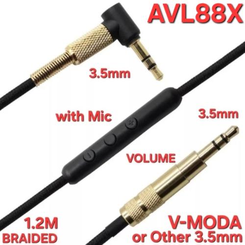 Jual AVPRO Replacement Cable Mic Controller For V-MODA Headphone Cables ...