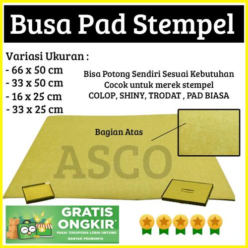 Jual Busa Untuk Pad Stempel, Foam Pad Colop, Trodat, Shiny Premium - 16 ...