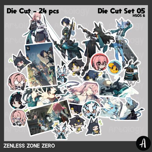 Jual Set Sticker Zenless Zone Zero ZZZ - Belle Wise Nicole Anby ...