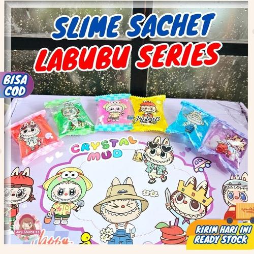 Jual Slime Sachet LABUBU/Slime Crystal Mud Labubu/Slime Rentengan ...