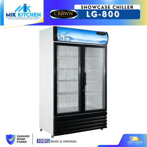 Jual CROWN SHOWCASE CHILLER LG-800 / LG800 SHOWCASE CHILLER 2 PINTU ...