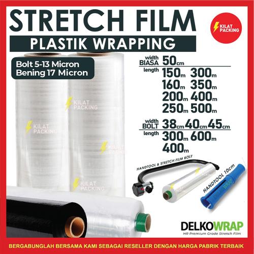 Jual Stretch Film Bening / Plastik Wrapping Barang Plastic Wrap 50CM ...