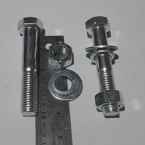 Jual Baut Mur Galvanis Baut mur Putih M18 x 100 mm + Mur - Jakarta ...