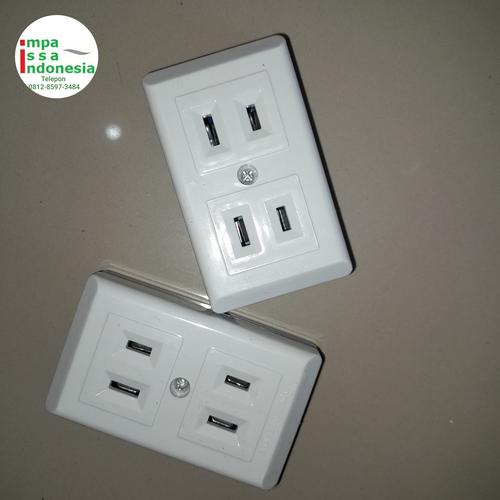 Jual 792977 CABIN SURFACE PLASTIC 2 FLAT PIN TY RECEPTACLE, 125V 15A ...
