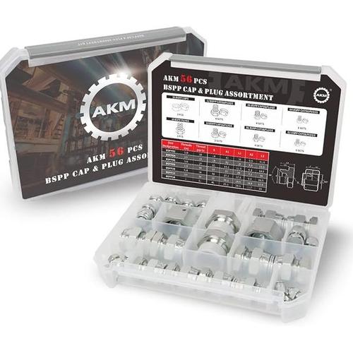 Jual Akm 56 Buah Kit Steker Bspp Set Tabung Selang dan Pipa Kit Steker ...