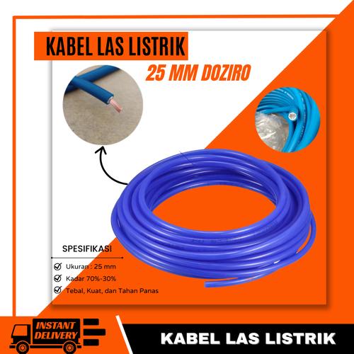 Jual Kabel Las Listrik 25mm Tembaga Kabel Las Listrik 25mm DOZIRO Kabel ...