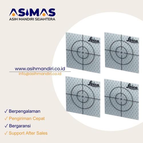 Jual Survey Reflector Sheet Stiker Reflective Tape Target Sticker 10x10 ...