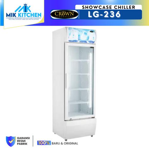 Jual CROWN LG-236 SHOWCASE CHILLER / LG236 SHOWCASE CHILLER 1 PINTU ...