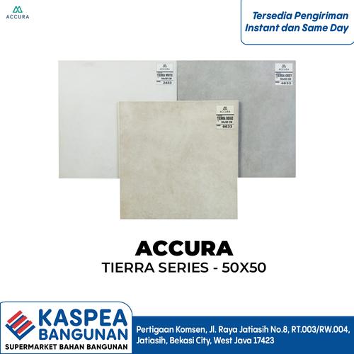 Jual KERAMIK LANTAI POLOS MATTE ACCURA TIERRA WHITE, TIERRA GREY ...