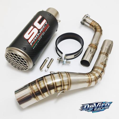 Jual Knalpot SC-Project CR-T Carbon SE Import Full System Nmax Aerox ...