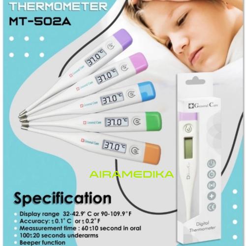 Jual Thermometer General Care MT - 502A / Termometer Digital General ...