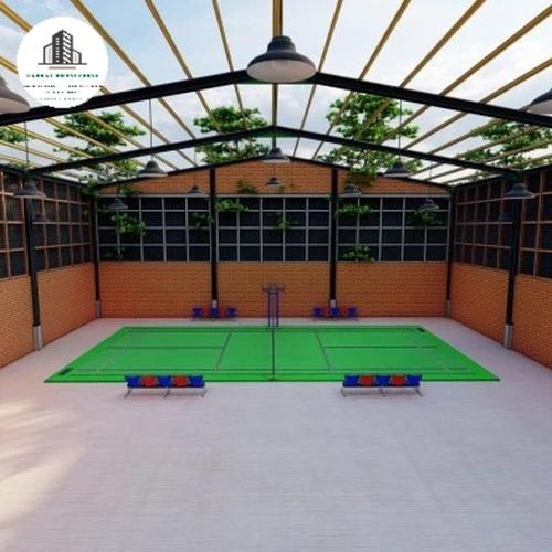 Jual RANGKA ATAP & BANGUNAN BAJA WF PROJECT GOR BADMINTON - Kota ...