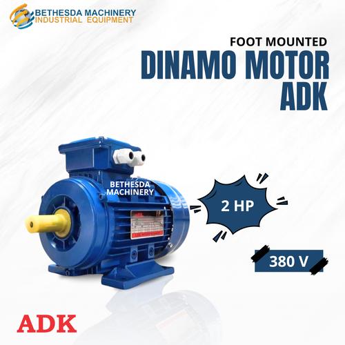 Jual Mesin Penggerak Dinamo 2 HP / 1.5 Kw ADK Dinamo 3 Phase B3 - 6 POLE 1000 RPM - Kota ...