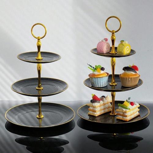 Jual Rak Kue Susun 3 Tingkat Cake Rack Stand Display Piring Pajangan ...
