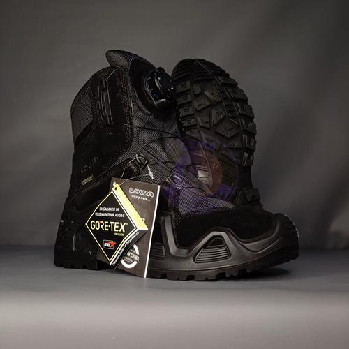 Promo Sepatu Lowa Tactical Tali Putar Hitam / Sepatu Lowa 8 inci Tali ...