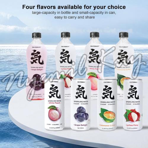 Promo CHI Forest Sparkling Water Lychee Fizzy 480ml Minuman Soda Bebas Gula - Calamansi 330ml ...