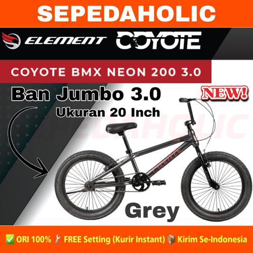 Jual Sepeda Anak Laki BMX ELEMENT COYOTE NEON 200 Ban Jumbo 3.00 Ukuran 20 Inch Usia 8-12 Tahun ...