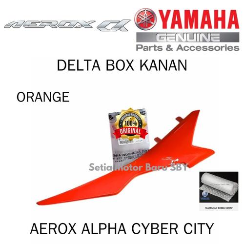 Jual Delta Box Kanan Orange Oranye Oren Aerox Alpha Cyber City Greenish ...