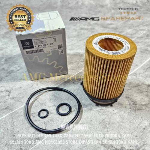 Jual A2701800109 OIL FILTER OLI MERCEDES M270 M274 W205 W213 W117 W156 ...