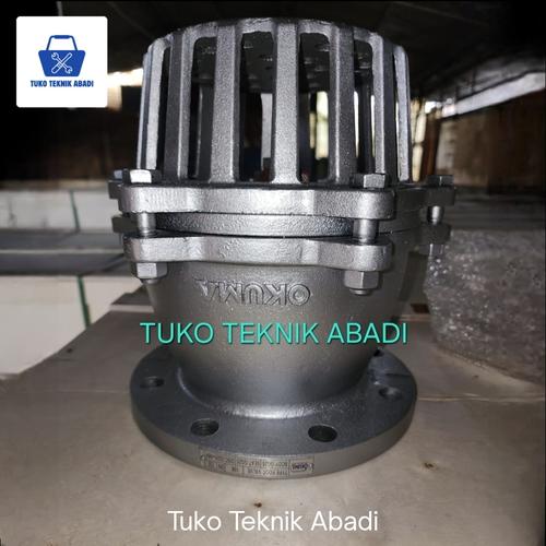 Jual Foot valve cast iron jis 10k flange 1-1/2" , 2" , 2-1/2" , 3" , 4 ...
