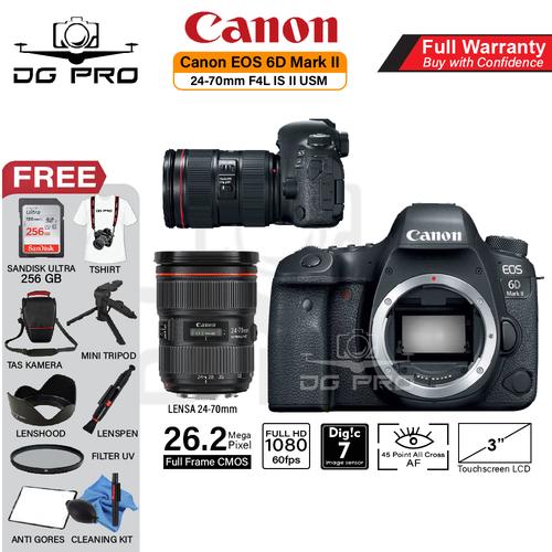 Jual Canon EOS 6D Mark II Kit EF 24-105MM F4 L IS II USM / Canon 6DII 24-70MM / Canon 6D Mark 2 ...
