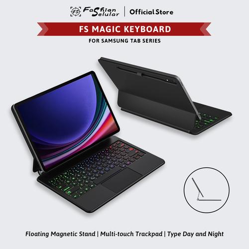 Promo FS Magic Keyboard Bluetooth Magnetic Touchpad RGB Backlight ...