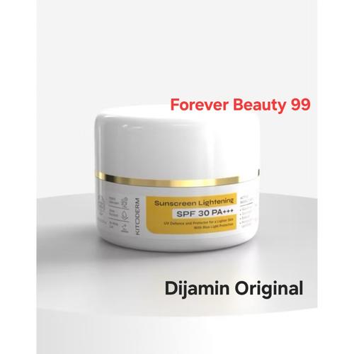 Jual Kitoderm Sunscreen Lightening SPF 30 / SPF 50 PA +++ sunblock ...