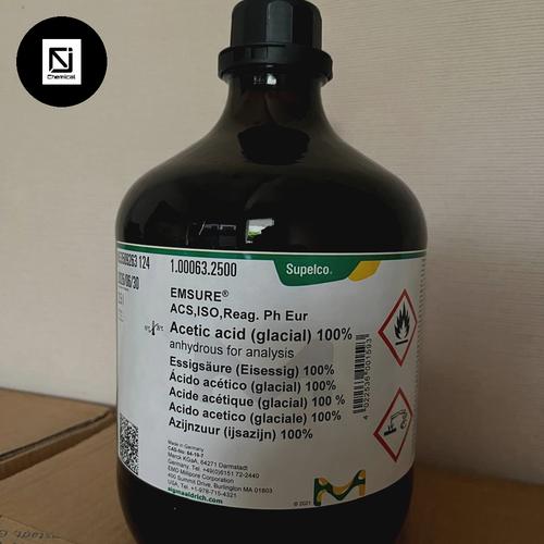 Jual Acitic acid (glacial) 100%/ethanoic acid /MERCK/ 1.00063.2500/ 2,5 ...