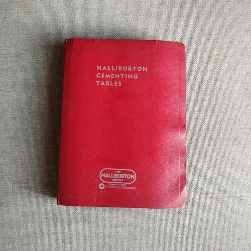 Jual Halliburton Red Book Cementing Tables 1981 #2 - Kota Depok ...