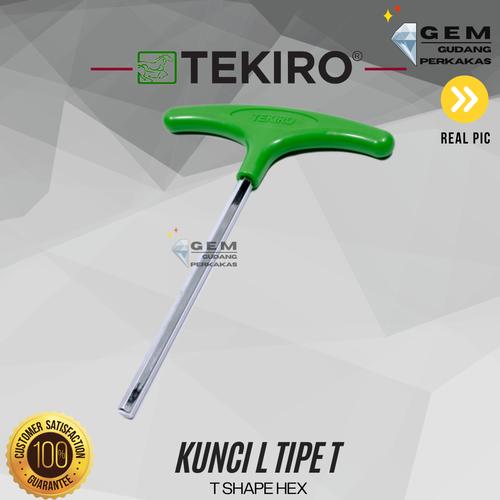 Jual TEKIRO T SHAPE HEX / Kunci L Tipe T Ukuran T3, T4, T5, T6, T8, T10 ...