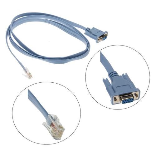 Jual Cisco 3081377000 Blue DB9 to RJ45 Serial Console Management Cable ...