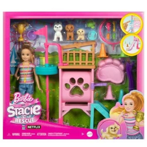 Promo Boneka Barbie Stacie To the Rescue Set Netflix Pet Playground ...