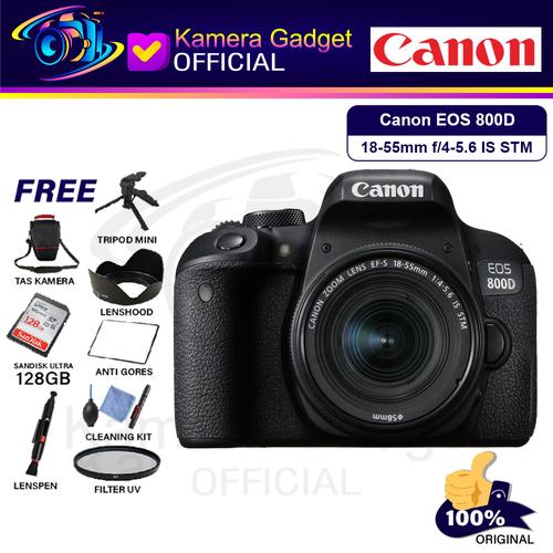 Promo CANON EOS 800D KIT 18-55MM IS STM PAKET BONUS / KAMERA CANON DSLR ...