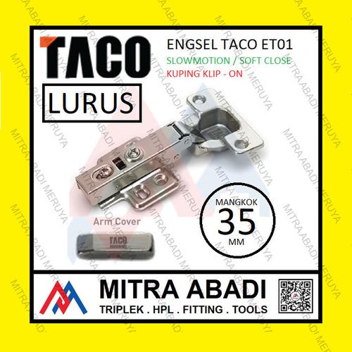 Jual Engsel lemari TACO HPL engsel sendok TACO ET01 - A (Lurus) - Kota ...