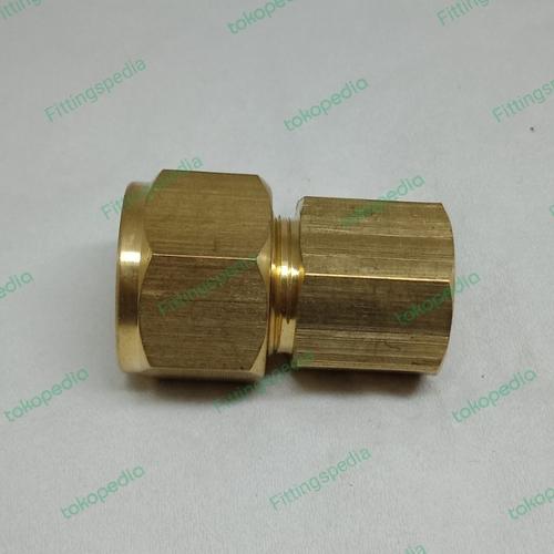 Jual Fitting Female Connector OD 12mm x 3/8" Bsp Brass - Jakarta Barat - Fittingspedia | Tokopedia