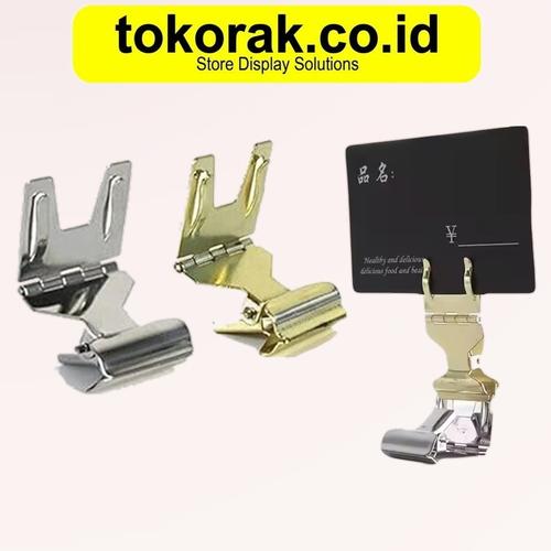Jual KLIP PRICE TAG STAND CLIP JEPIT HARGA JEPITAN LABEL HARGA SIGN ...