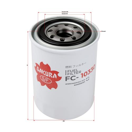 Jual Fuel Filter Upper / Filter Solar Atas Canter Euro 4 Sakura FC ...