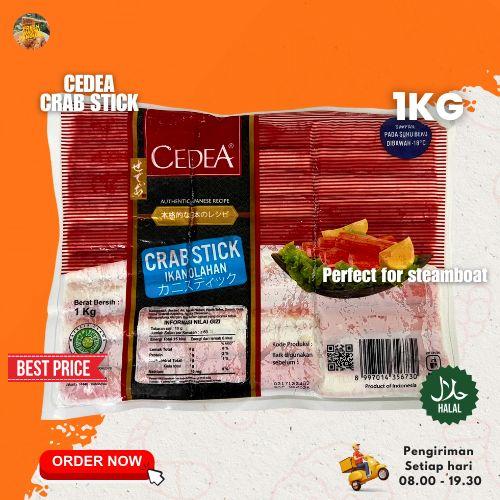 Jual CRAB STICK PREMIUM Stik Kepiting Suki Steamboat Shabu Cedea Curah ...