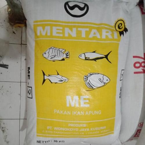 Jual NEW PRODUCT PAKAN IKAN APUNG LELE,NILA,GURAME,BANDENG MENTARI WONOKOYO REPACK 10KG PET GROW ...