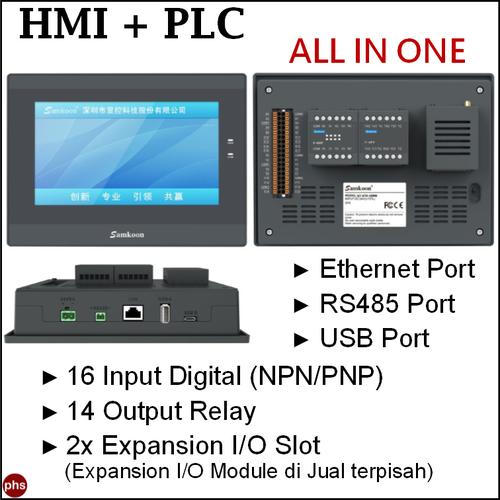 Jual Samkoon Integrated HMI+PLC - Kota Bogor - PLC HMI SCADA | Tokopedia
