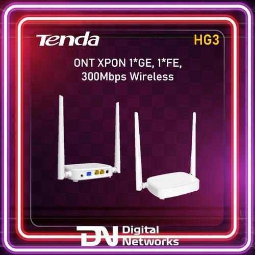 Jual XPON HG3 ONU XPON Tenda HG3 XPON ONT 300Mbps 1*GE 1*FE Tenda HG3 ...