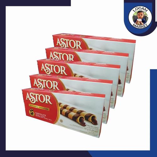 Jual Paket Astor Wafer Stick Double Coklat Kotak Box 150gr 150gram 150 ...
