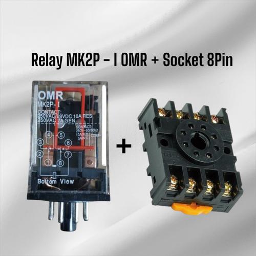 Jual Relay MK2P-I 220V OMR + Socket 8Pin - Kota Surabaya - Shop ...